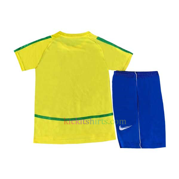 Buy Brazil Home Kit Kids 2002- | Cheap Football Shirts