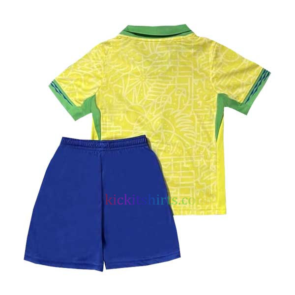 Buy Brazil Home Kit Kids 2024- | Cheap Football Shirts