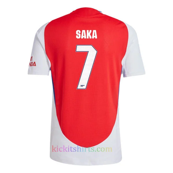 Buy #7 Saka Arsenal Champions League Home Shirt 2024/25 Stadium Edition- | Cheap Football Shirts