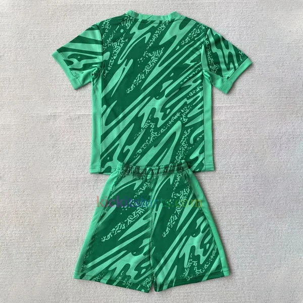 Buy Netherlands Goalkeeper Kit Kids 2024 Green | Cheap Football Shirts