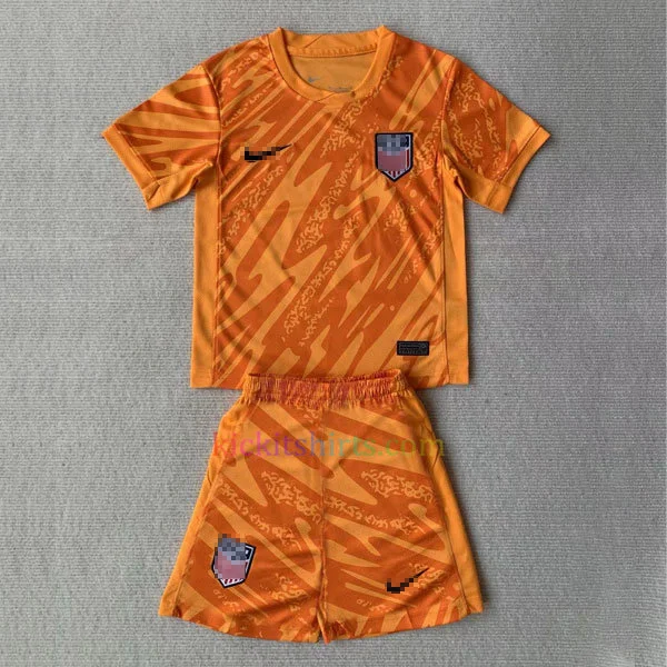 Buy United States Goalkeeper Kit Kids 2024 Orange | Cheap Football Shirts