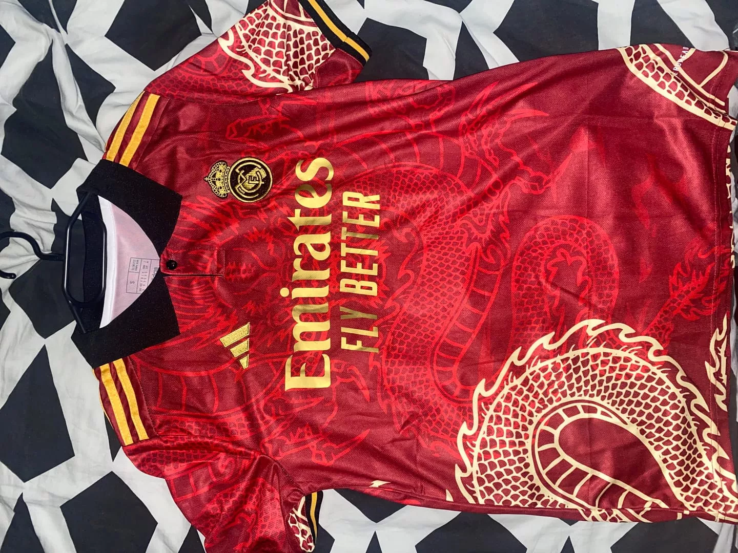 Buy Real Madrid Chinese Dragon Special Shirt 2024/25 Red | Cheap ...