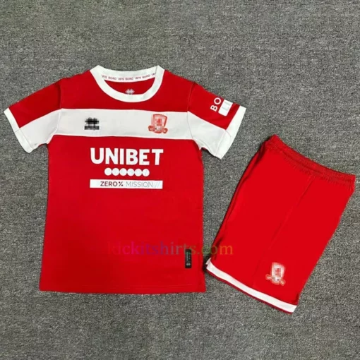 Buy Middlesbrough Home Kit Kids 2024/25 | Cheap Football Shirts