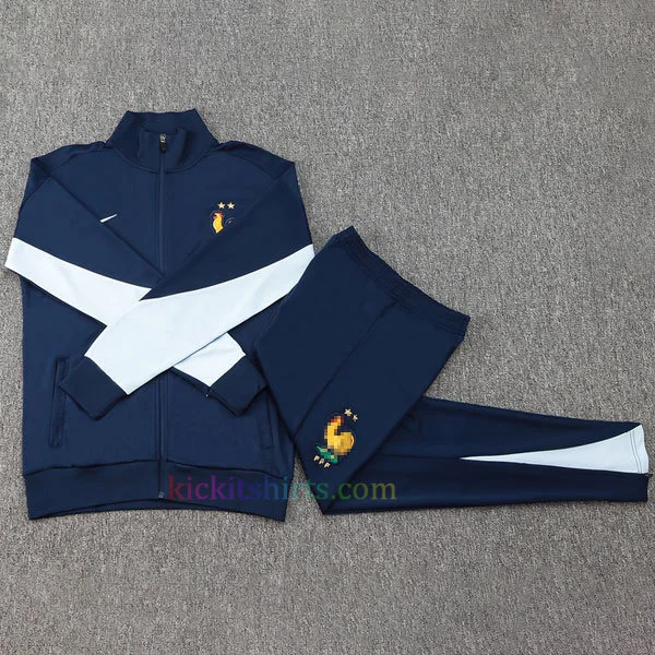 Buy France Navy Blue Training Kit 2024 Full Sleeves Full Zip- | Cheap ...