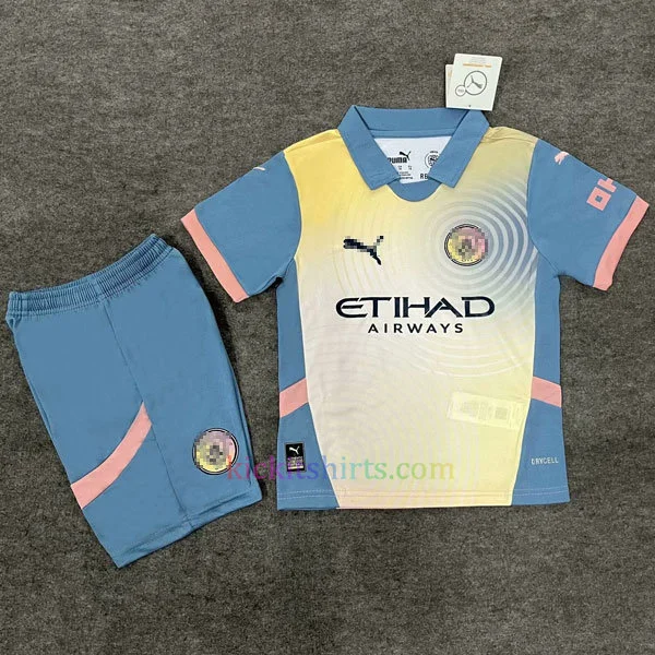 Manchester City Fourth Kit Kids 2024/25- | Cheap Football Shirts