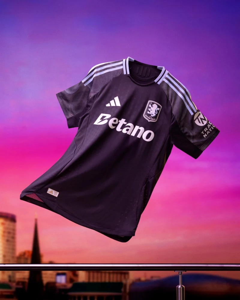 Aston Villa Away Kit 2025-26 Released | Cheap Football Shirts