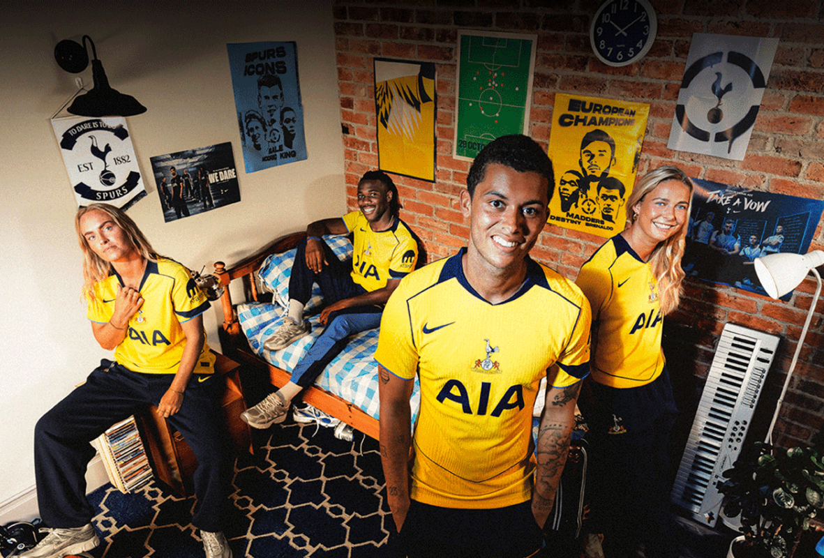 Tottenham Hotspur Third Kit 2025/26 Released – Bold Yellow Returns